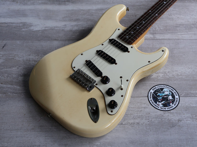 1985 Fender Japan ST72-70 '72 Reissue CBS Stratocaster (Aged Olympic W ...