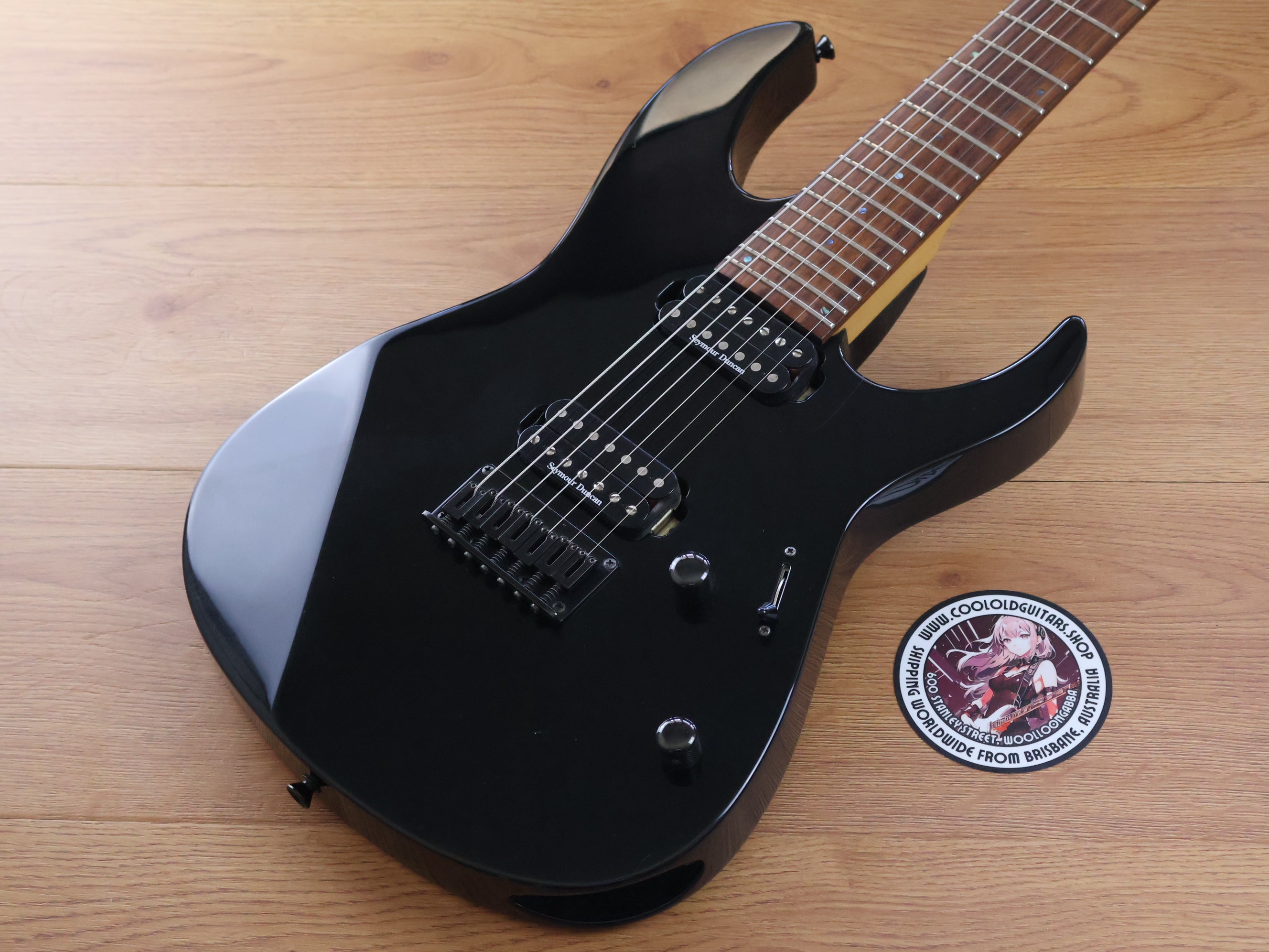 2000's Edwards (by ESP Japan) E-CY-108D7 7-String (Black) – Cool Old ...