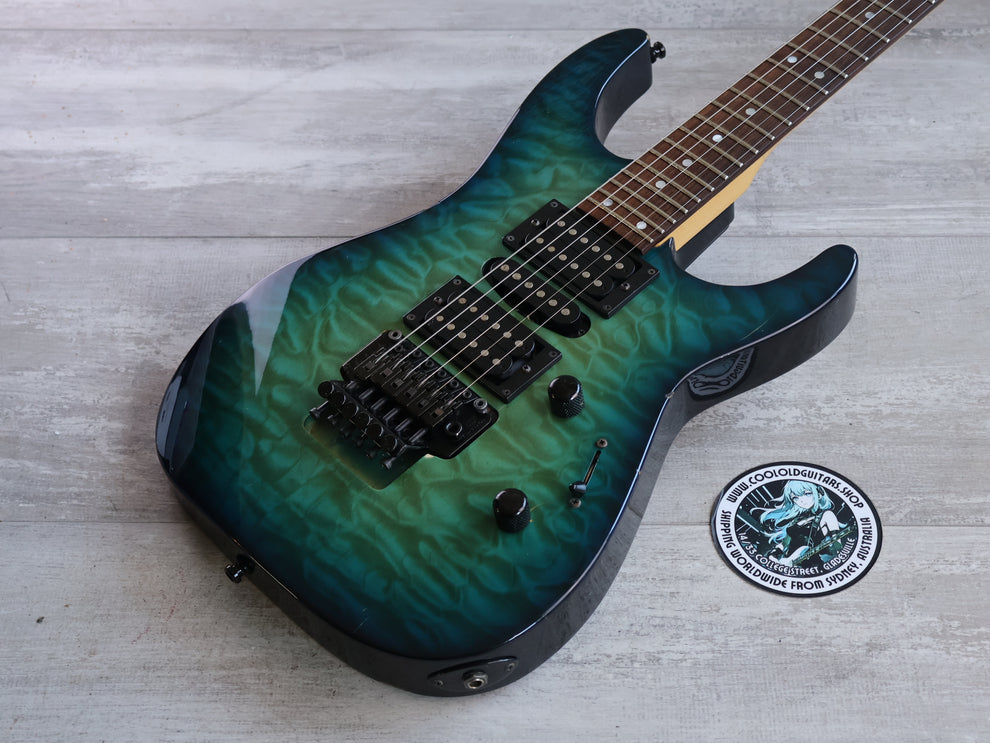 1996 Jackson Japan Professional Series DX2 Dinky (Turquoise Quilt ...