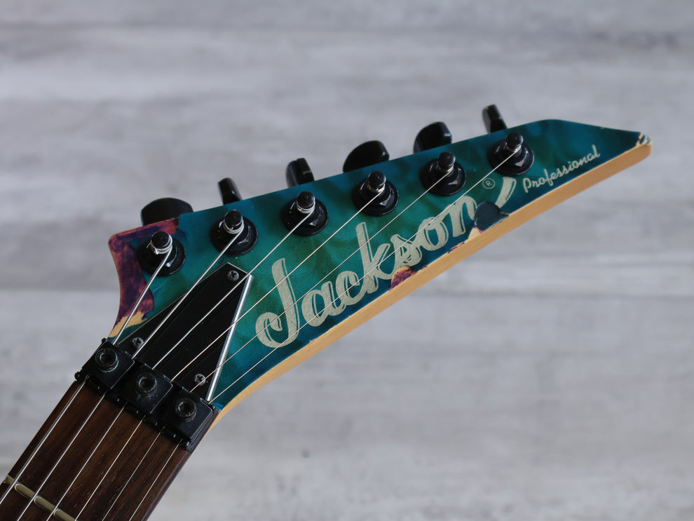 1996 Jackson Japan Professional Series DX2 Dinky (Turquoise Quilt ...