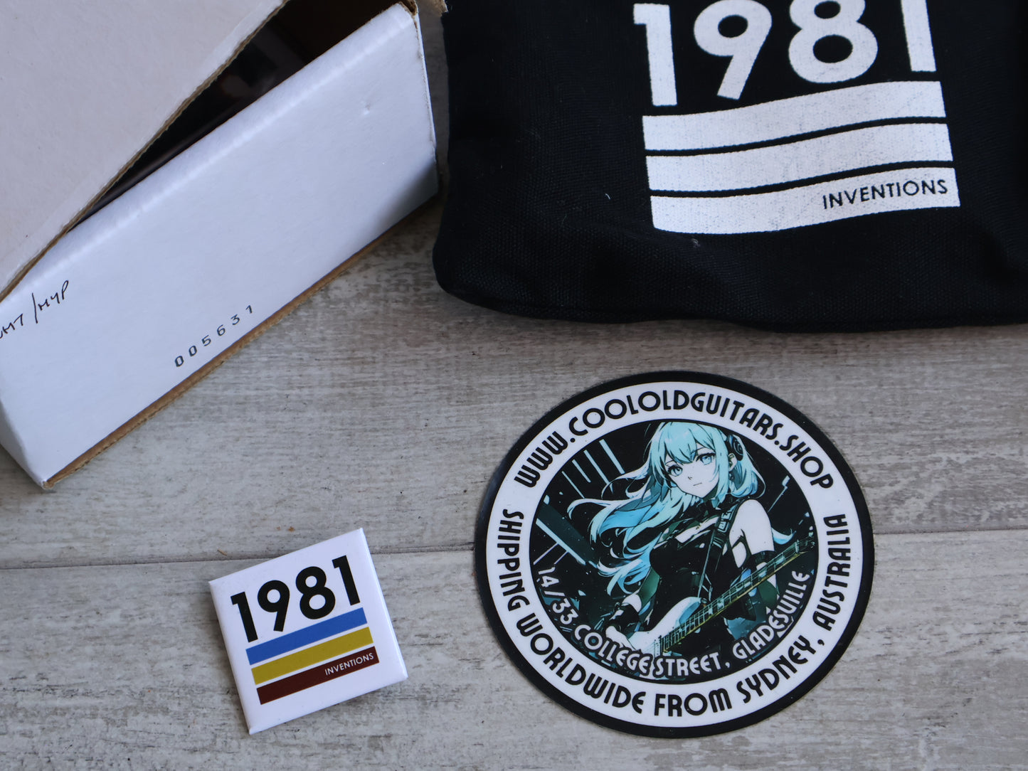 1981 Inventions DRV Preamp/Distortion (White Hyperfade) – Cool Old Guitars