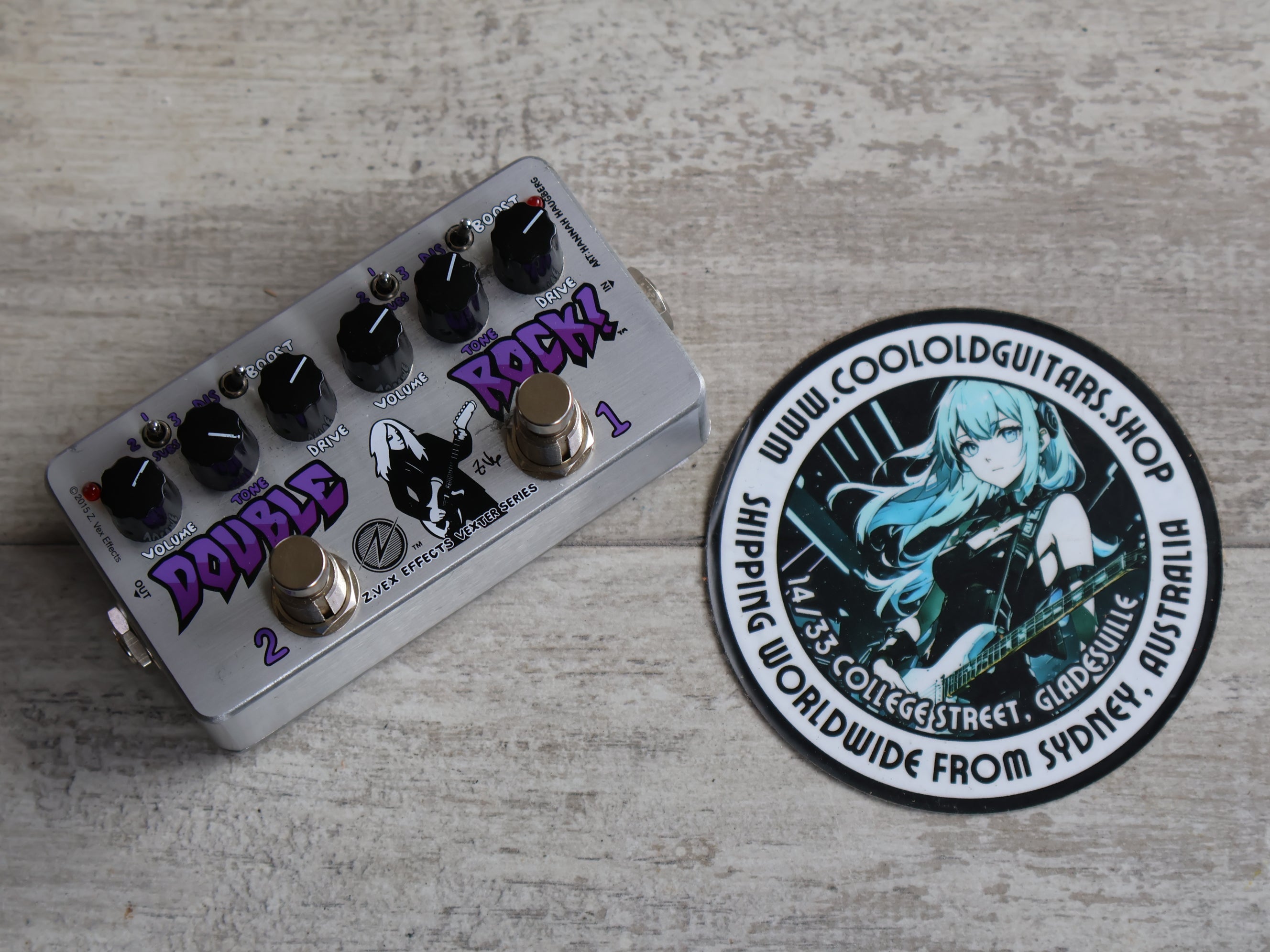 Zvex Vexter Double Rock Overdrive Pedal – Cool Old Guitars