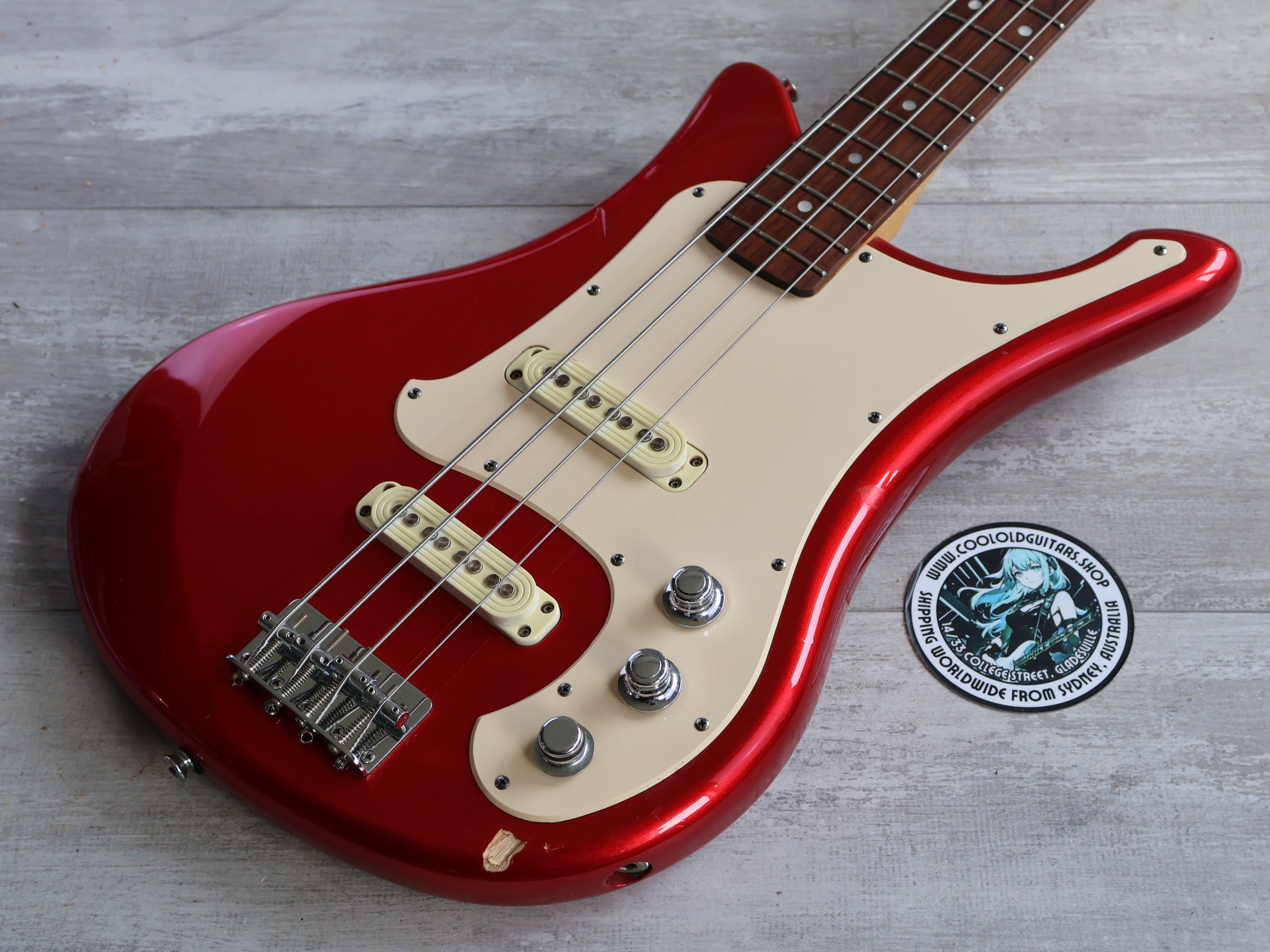 2000's Yamaha SBV-500 Samurai Bass (Candy Apple Red) – Cool Old Guitars