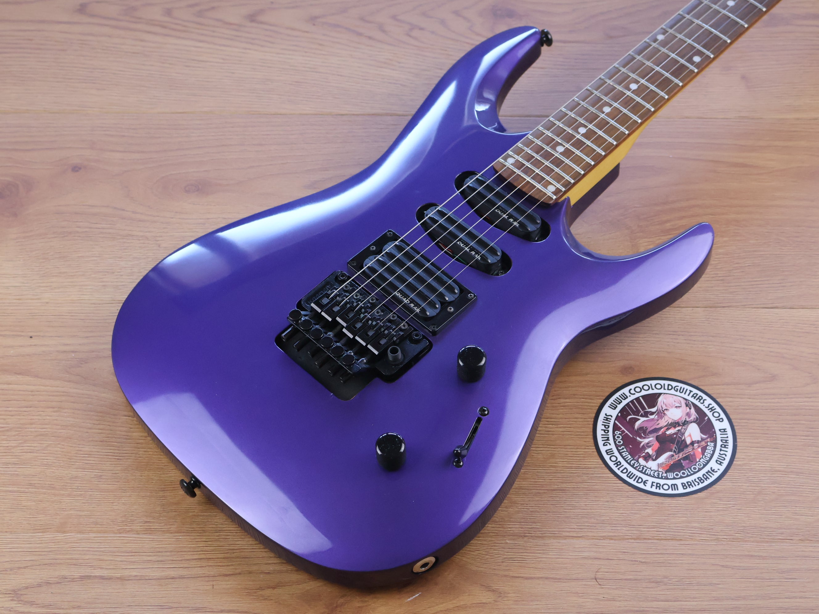 2001 Kramer Striker FR-422S Superstrat (Purple) – Cool Old Guitars
