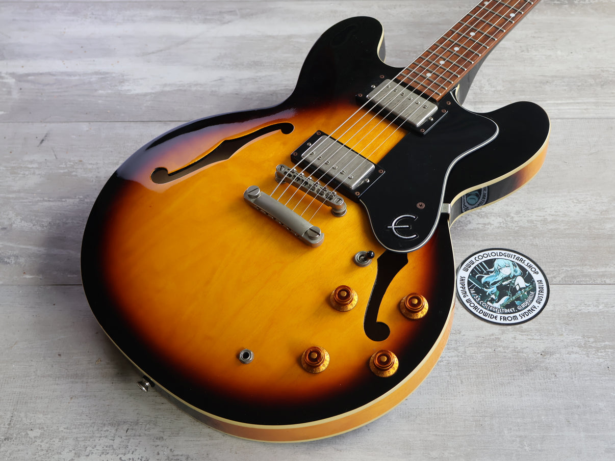 2011 Epiphone "The Dot" Semi-Hollow (Brown Sunburst) – Cool Old Guitars