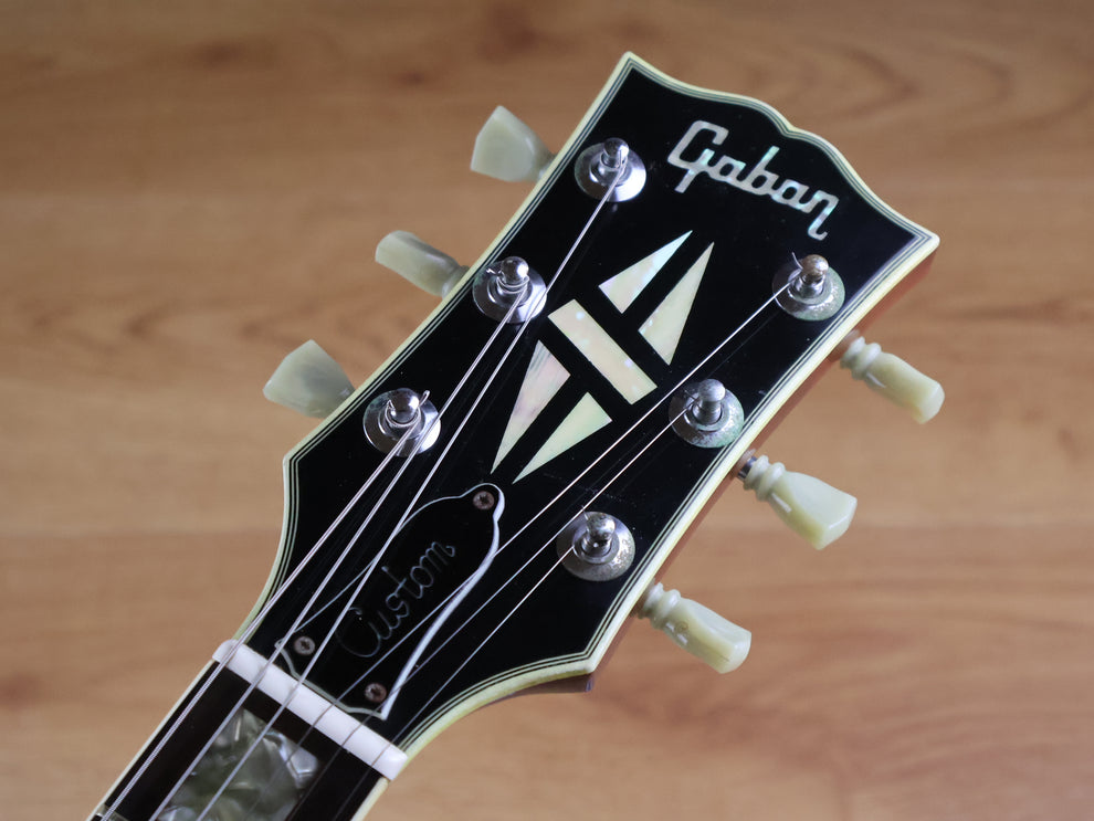 1970's Gaban Japanese Les Paul Custom (Brown Sunburst) – Cool Old Guitars