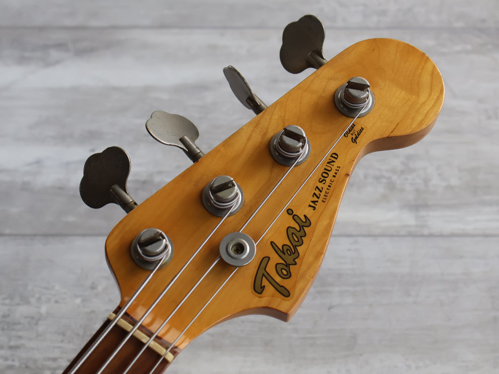 1982 Tokai TJB-45 '64 Reissue Jazz Bass (Black) – Cool Old Guitars