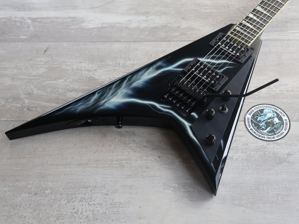 2013 Jackson USA Custom Select RR1 Rhoads Flying V (Lightning Sky ...