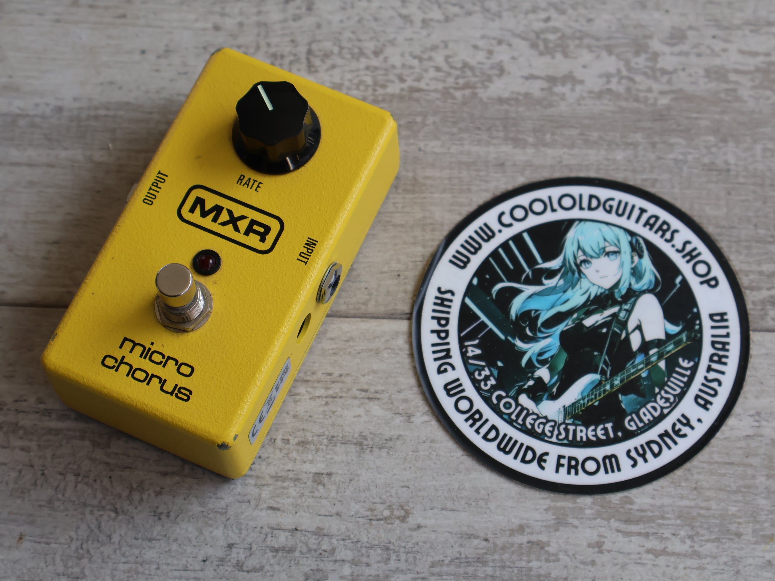 MXR Micro Chorus Pedal – Cool Old Guitars