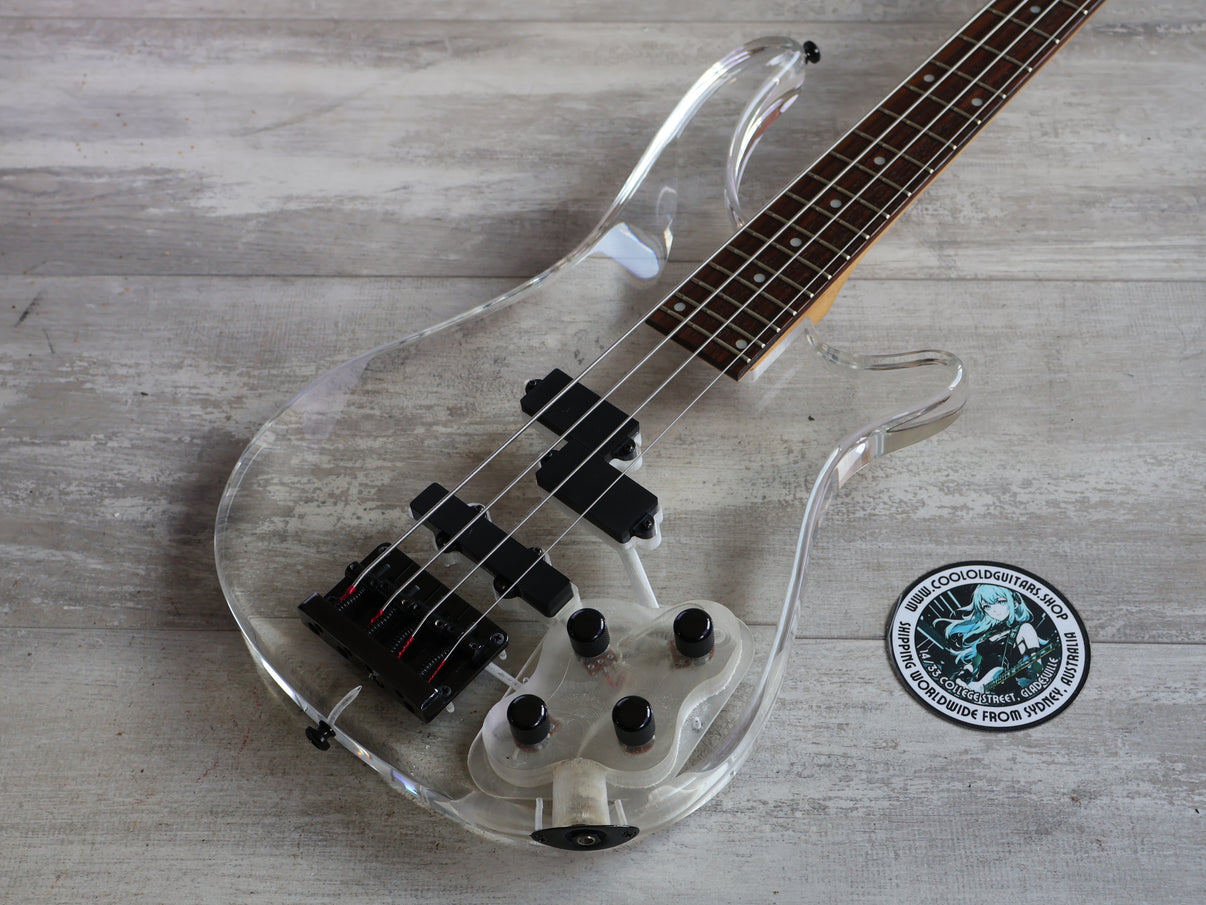Barclay Acrylic Bass Guitar – Cool Old Guitars