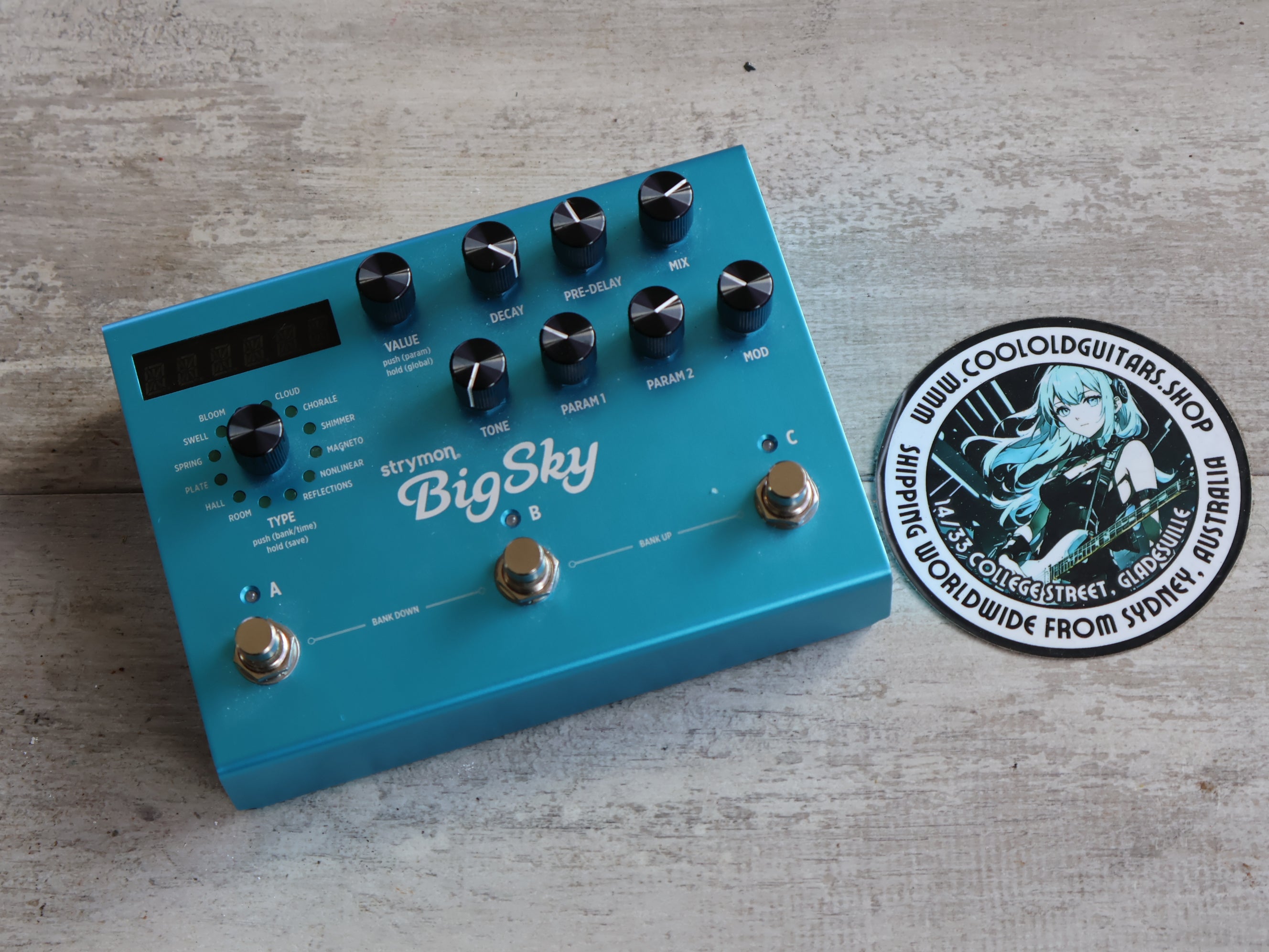 Strymon Big Sky Multi-Dimensional Reverb Pedal – Cool Old Guitars