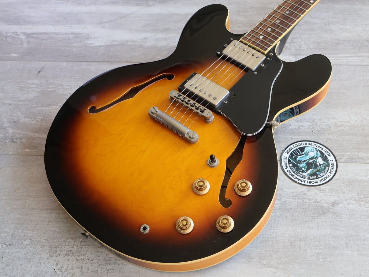 2011 Burny RSA-65 Semi Hollowbody ES-335 (Brown Sunburst) – Cool Old ...