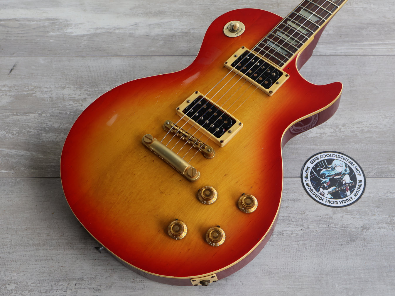 1980 Greco Japan EG-450 Super Power Les Paul Standard (Cherry Sunburst ...