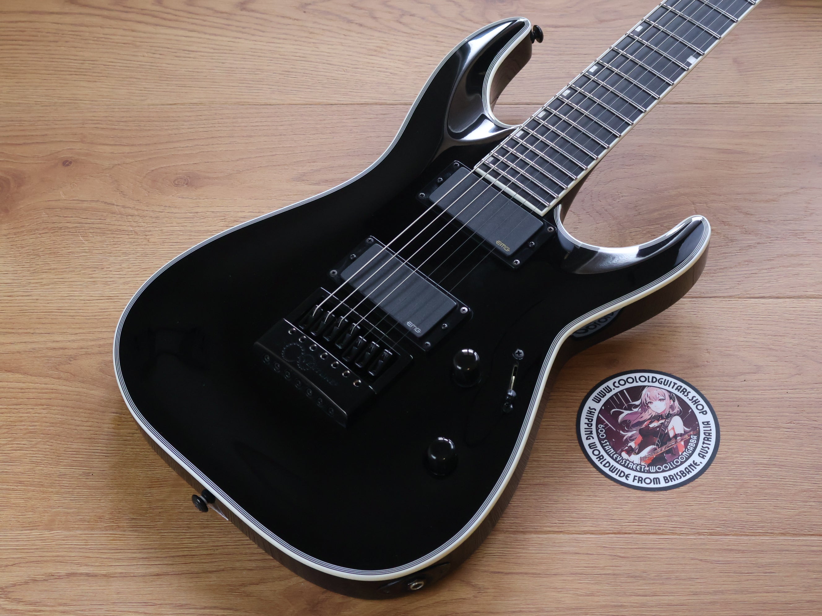 2023 ESP LTD MH-1007 Evertune 7-String w/EMG's (Black) – Cool Old Guitars