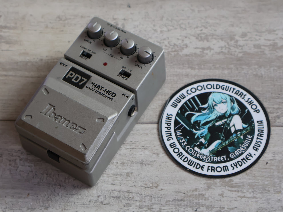Ibanez PD7 Phat-Hed Bass Overdrive – Cool Old Guitars