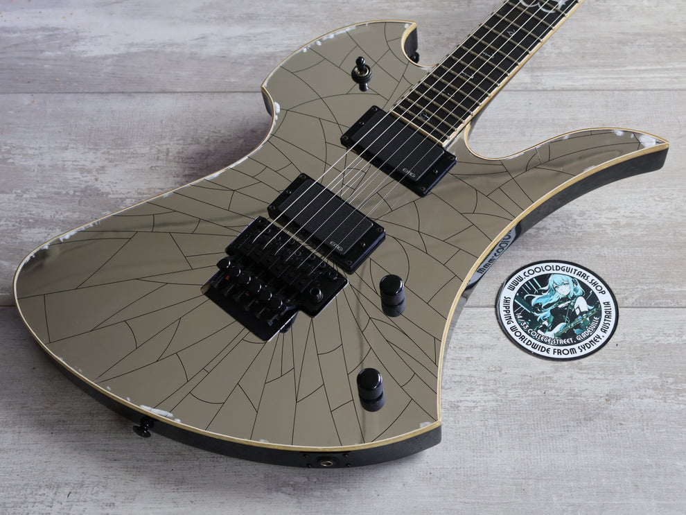 2008 BC Rich Jake Pitts Pro X Signature Model Mockingbird (Cracked Mir ...