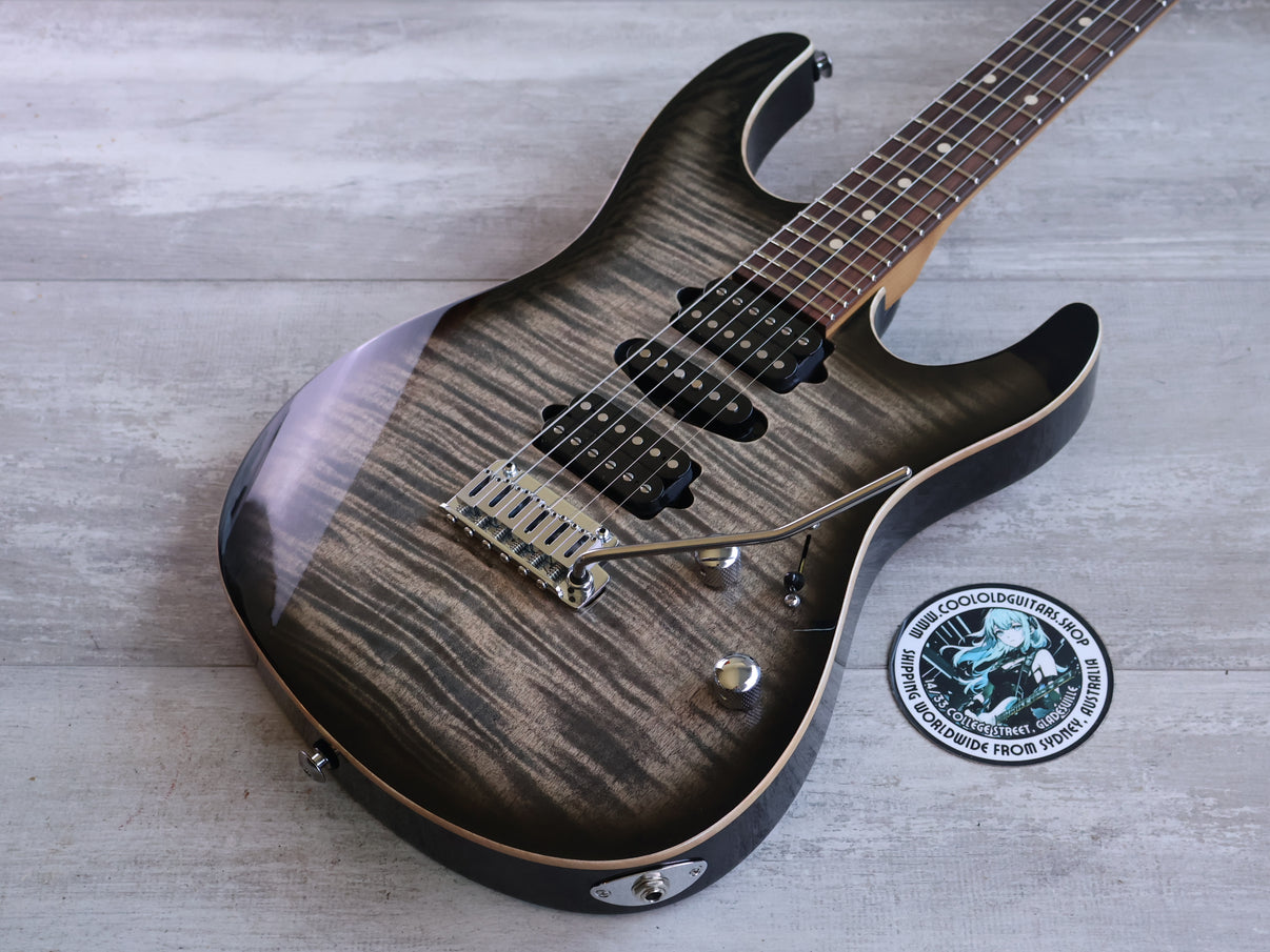 Suhr Modern Plus HSH Superstrat (Trans Charcoal Burst) – Cool Old Guitars