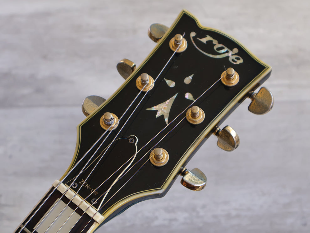 1970's Roje (Zen-On) Japan Les Paul Custom (Ebony) – Cool Old Guitars