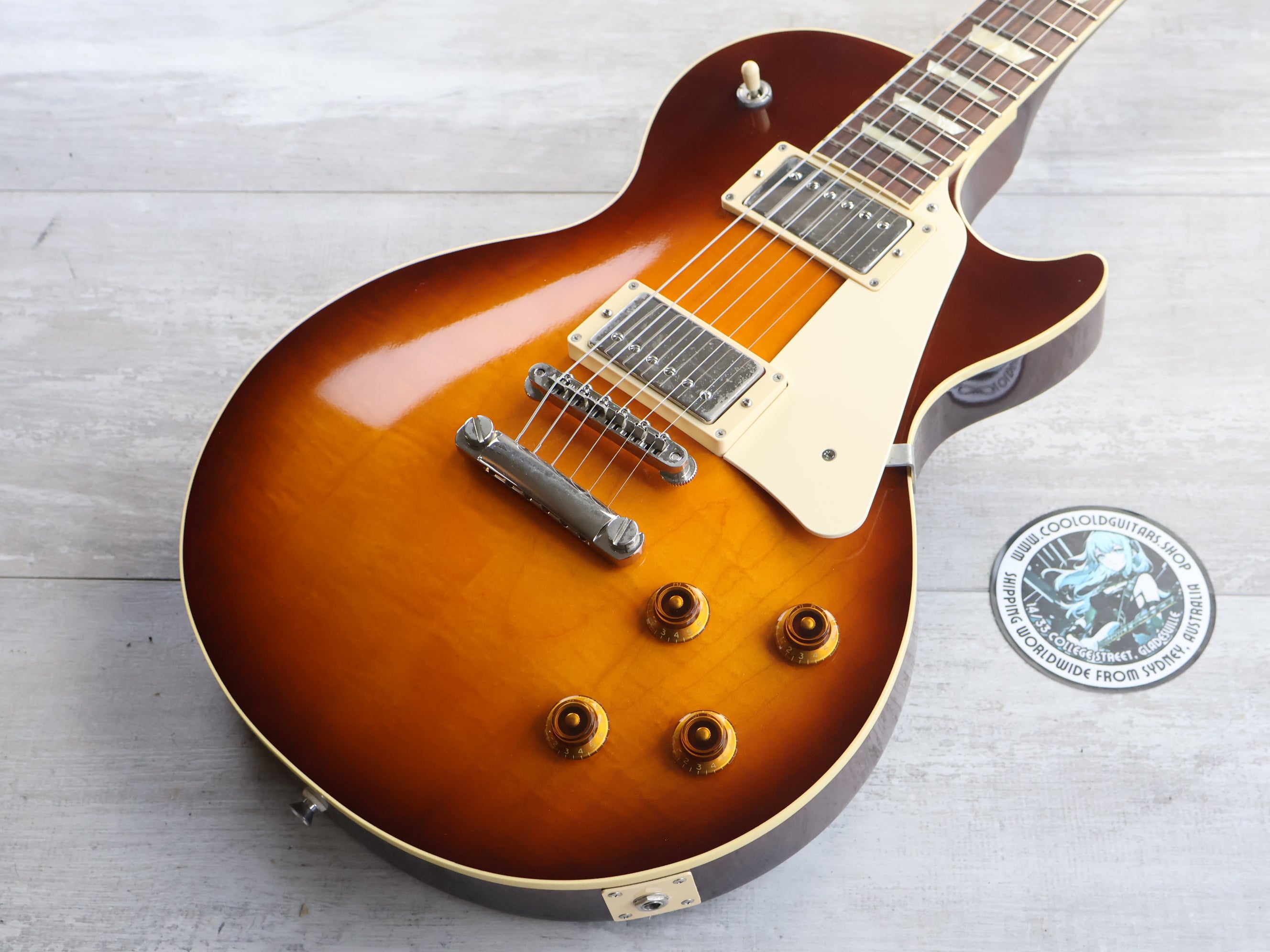 2012 FGN (by Fujigen Japan) JLS5R J-Standard Les Paul (Brown Sunburst ...