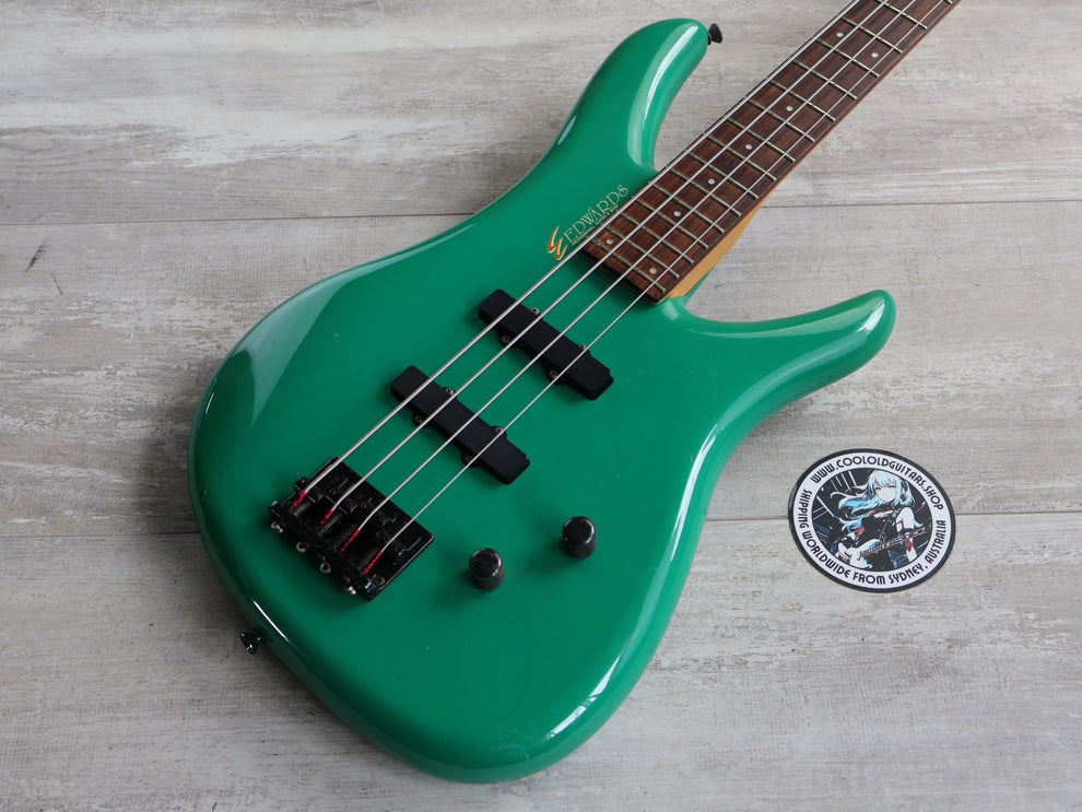 1990's Edwards (by ESP Japan) HEB-95 Kuroyume Artist Model Bass (Green ...