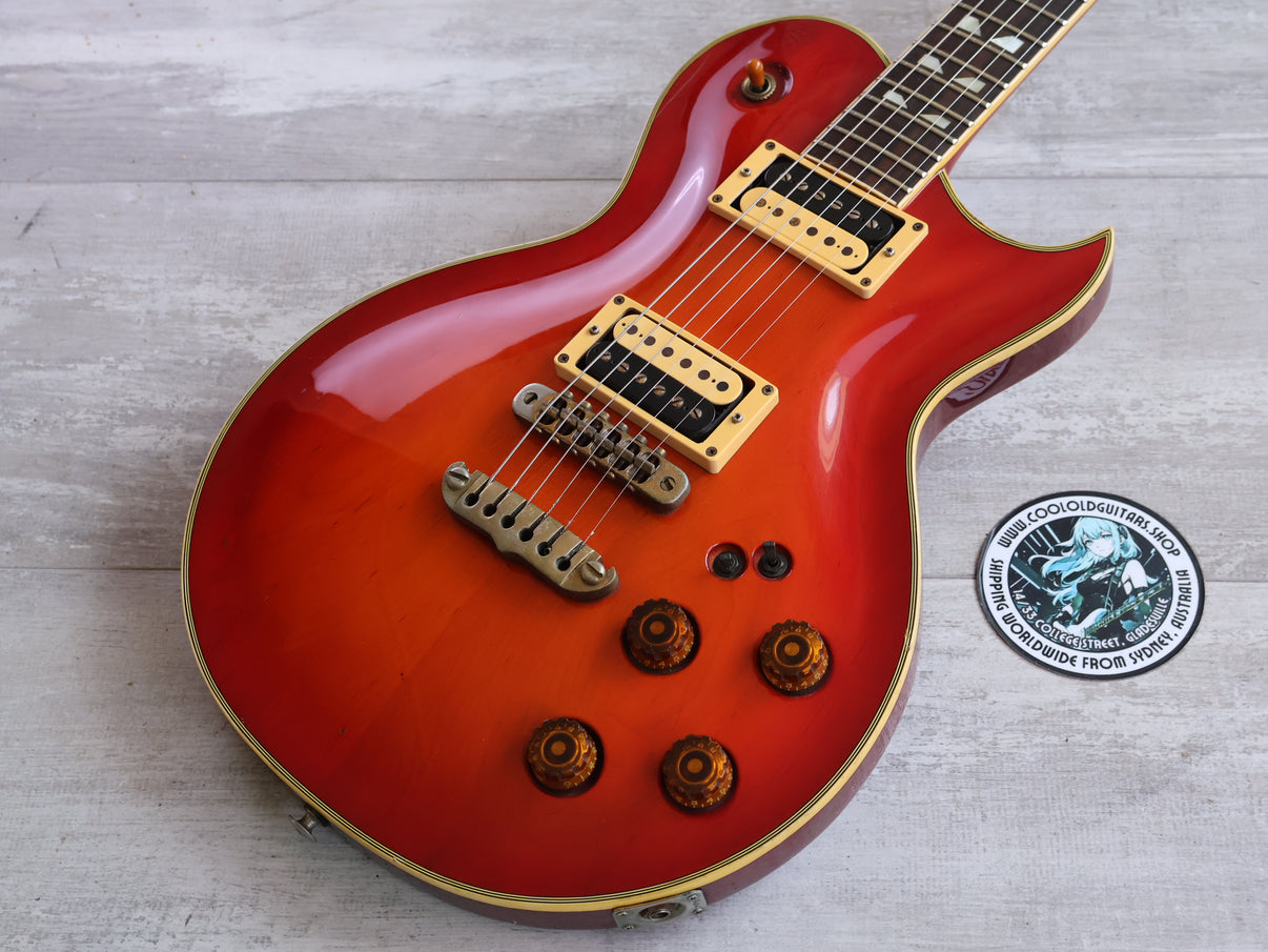1982 Aria Pro II Japan PE-R100 Single Cutaway (Cherry Sunburst) – Cool ...
