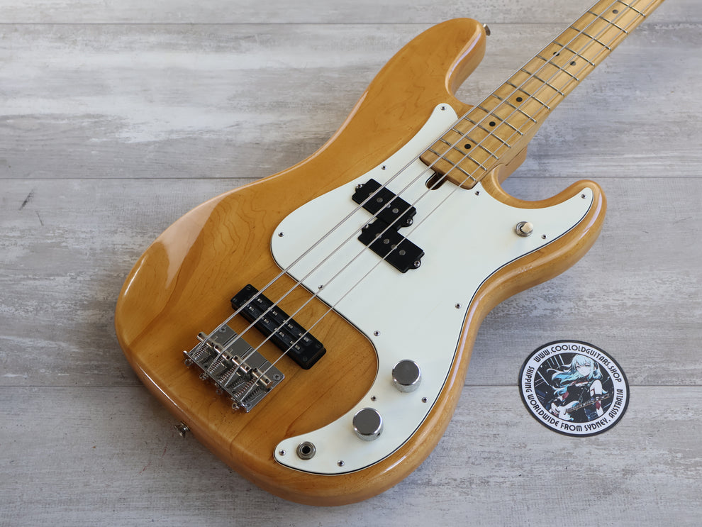 1974 Greco PB-750DX Precision Bass Deluxe (Natural) – Cool Old Guitars