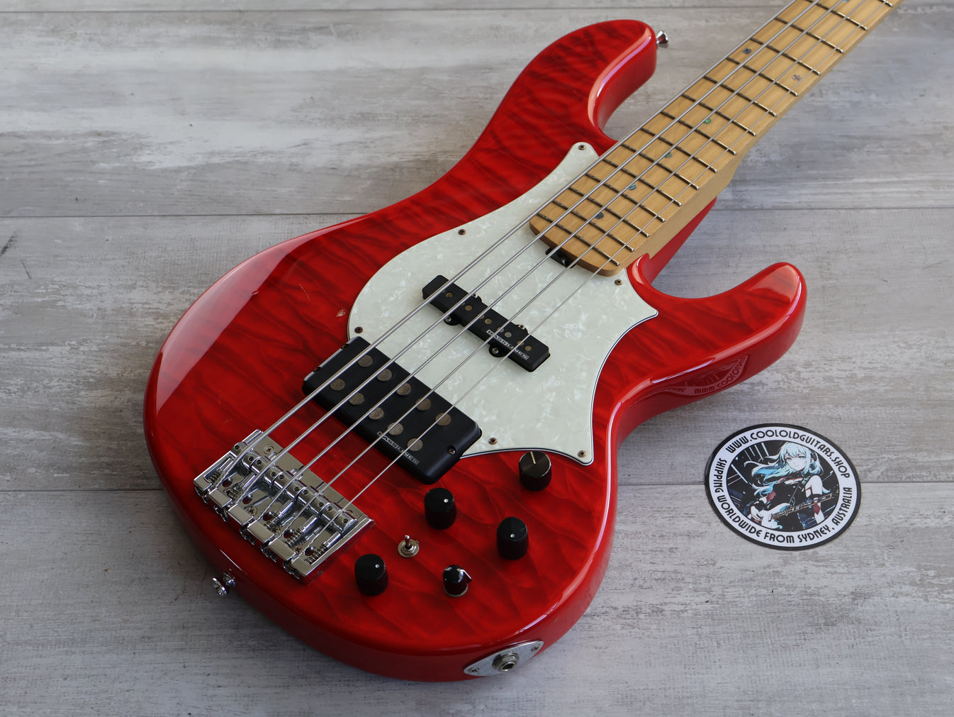 2008 Edwards Japan E-T-170BD 5-String Bass - Tetsuya Signature Model ...