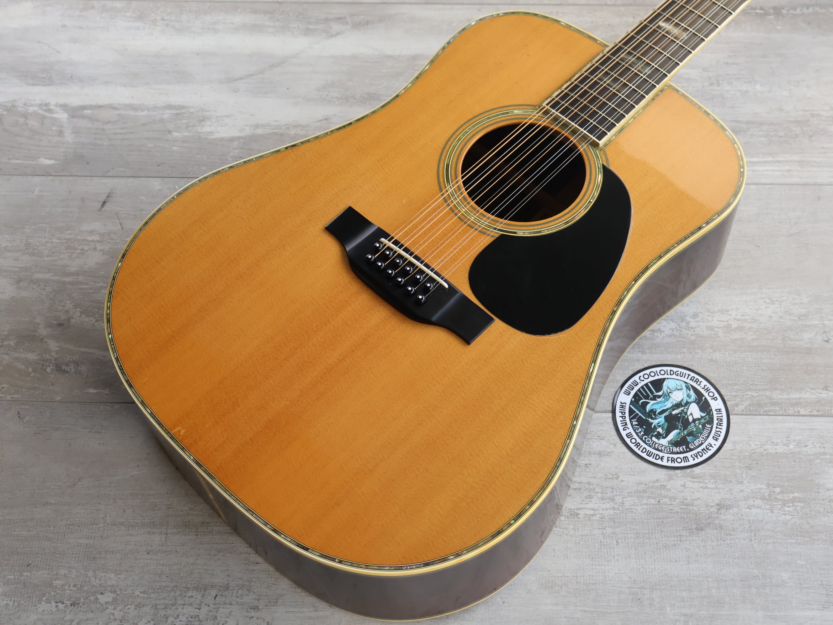1981 Tokai Cat's Eyes Japan CE-1200TW 12-String Acoustic – Cool Old Guitars