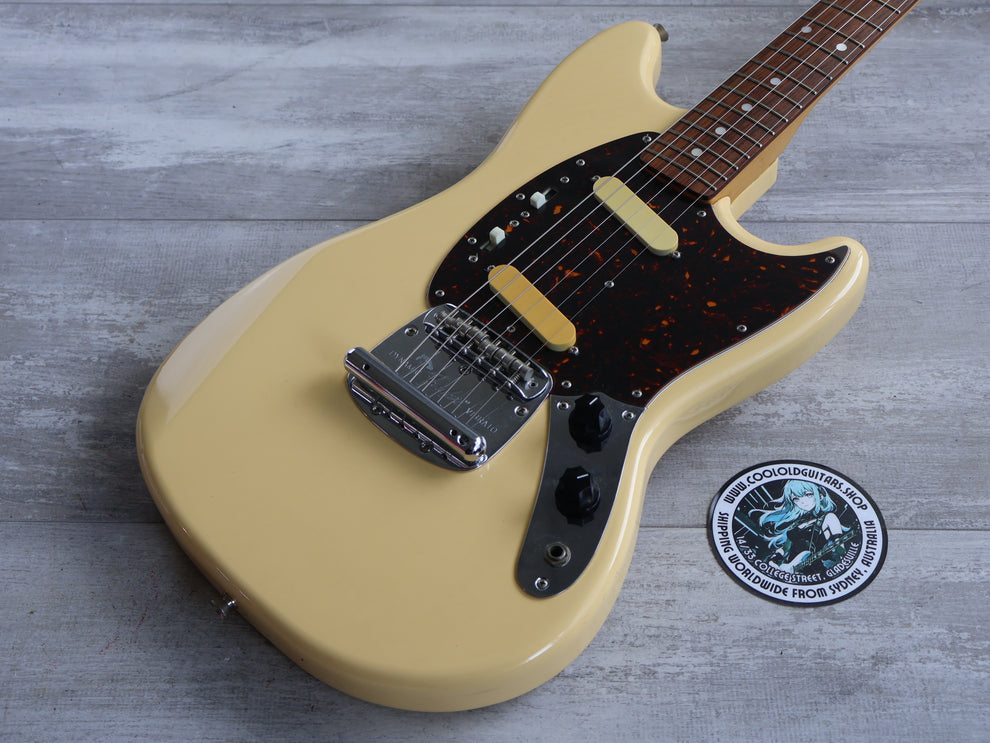 2002 Fender Japan MG69-65 '69 Reissue Mustang (Yellowed White) – Cool ...