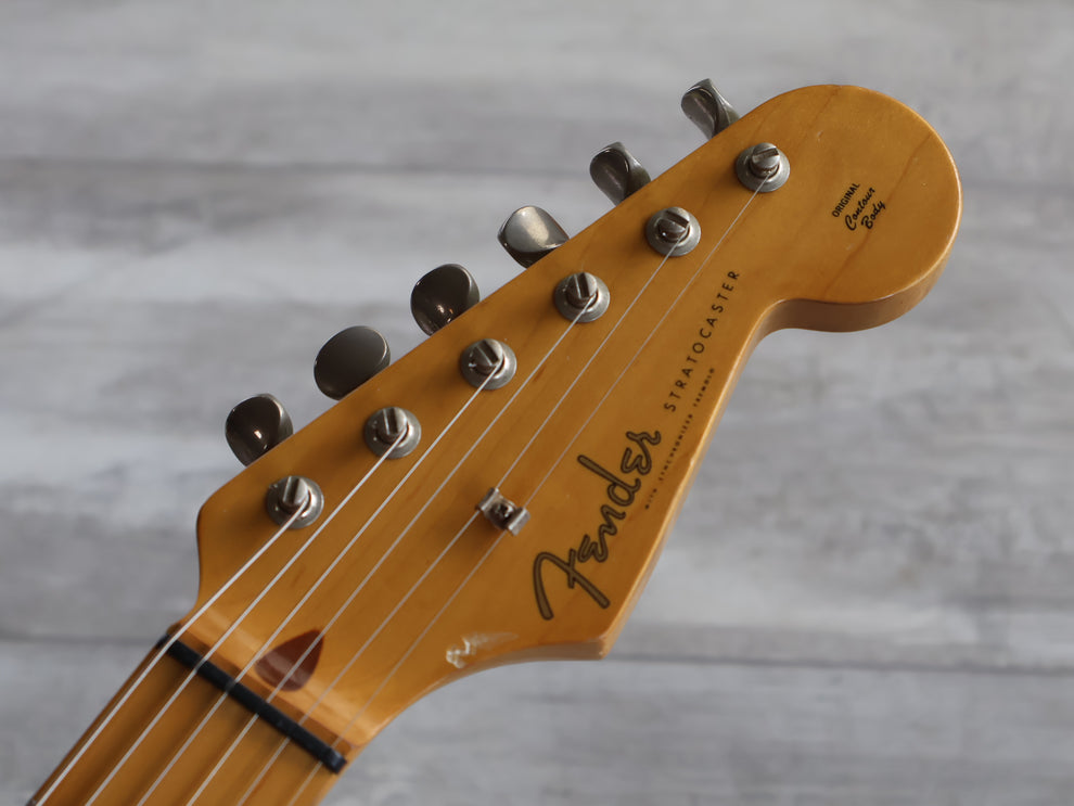 1990's Fender Japan "Stratomaster" Strat/Jazzmaster (Candy Apple Red ...