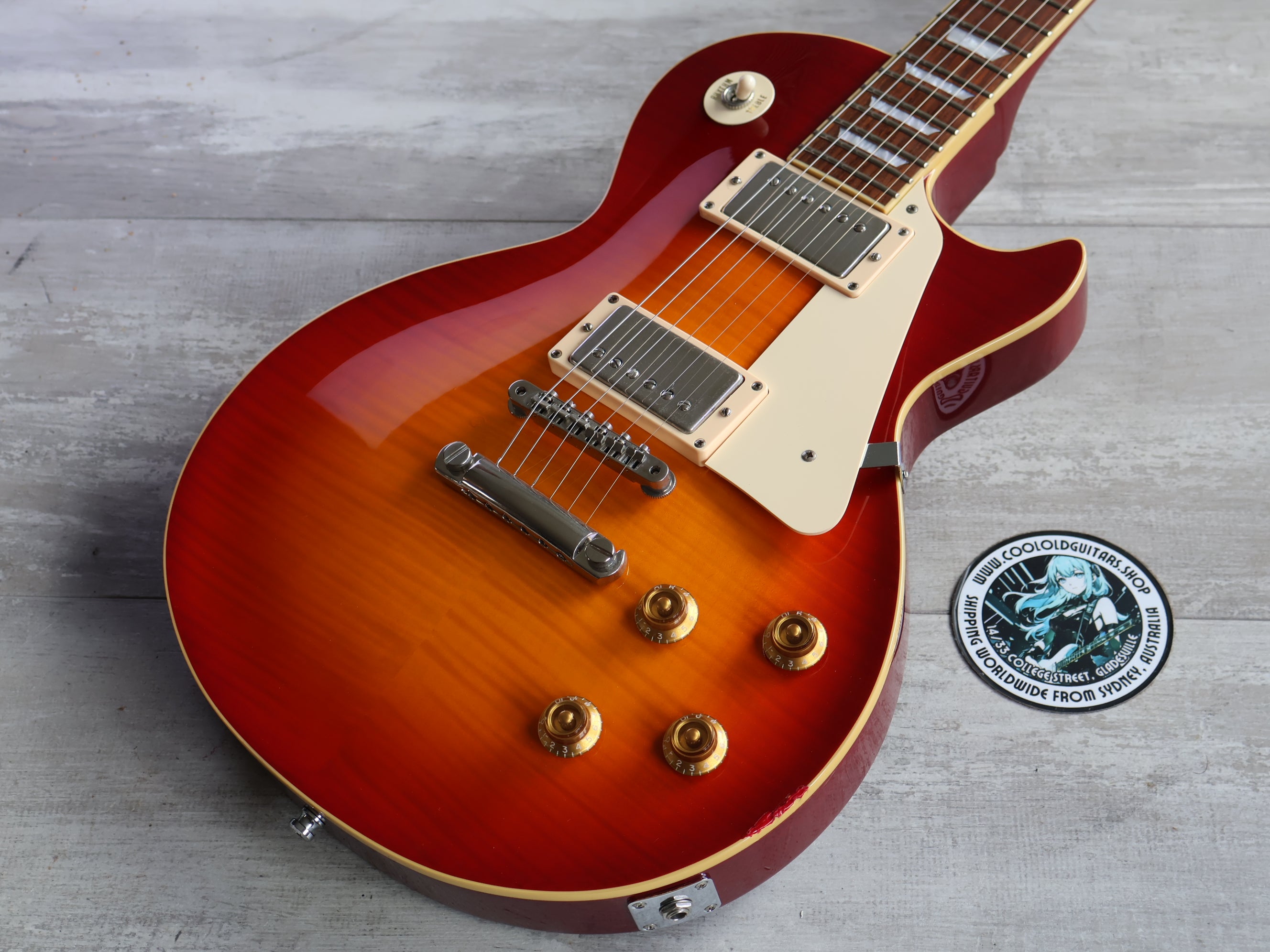 2005 Edwards (by ESP Japan) E-LP-85SD Les Paul Standard (Cherry Sunbur ...