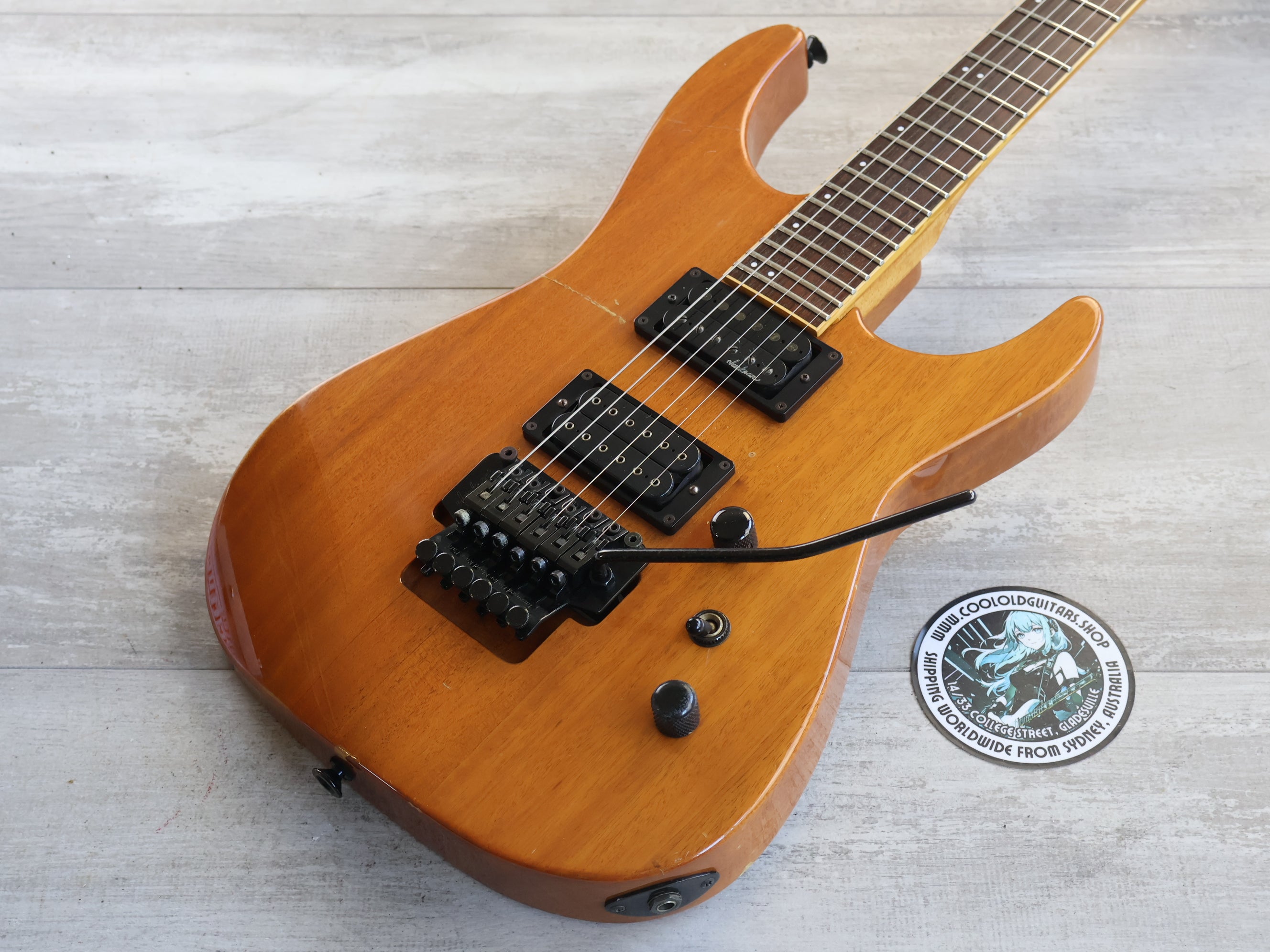 1993 Jackson Japan Super Dinky Standard (Natural Mahogany) – Cool Old ...