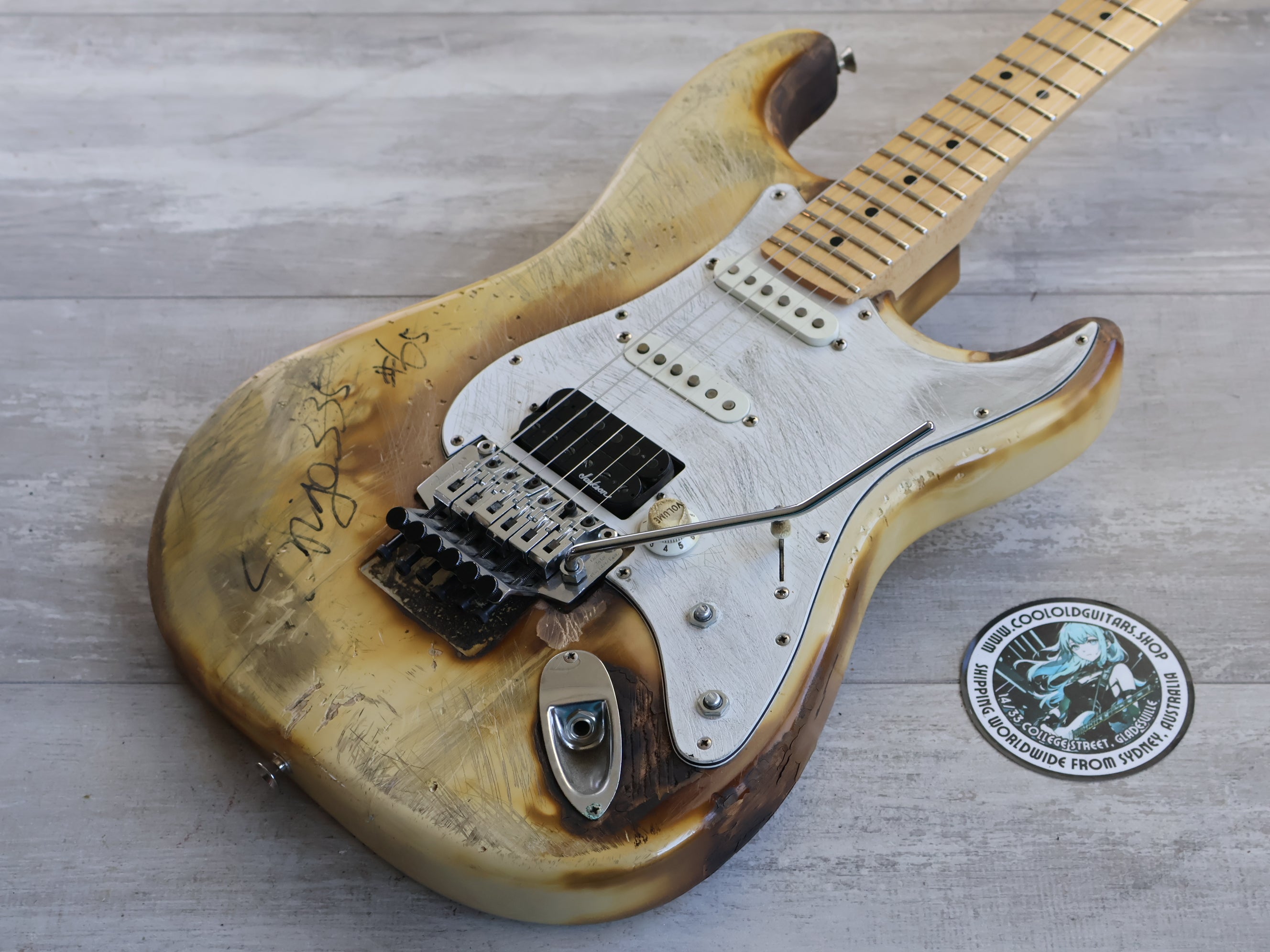 2008 Fender Japan ST71 Mick Mars Style Superstrat w/Floyd Rose – Cool ...