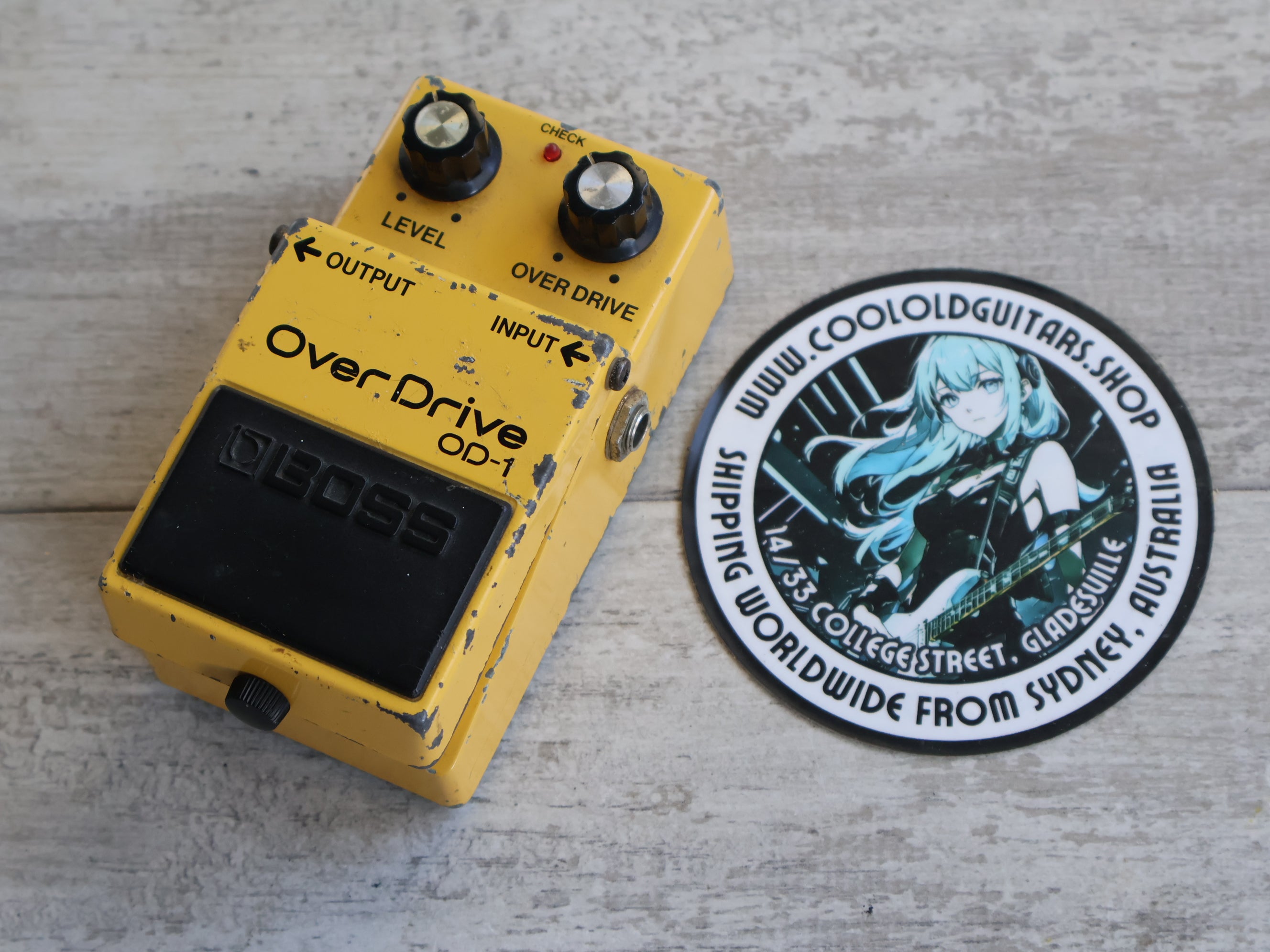 1986 Boss Japan OD-1 Overdrive – Cool Old Guitars