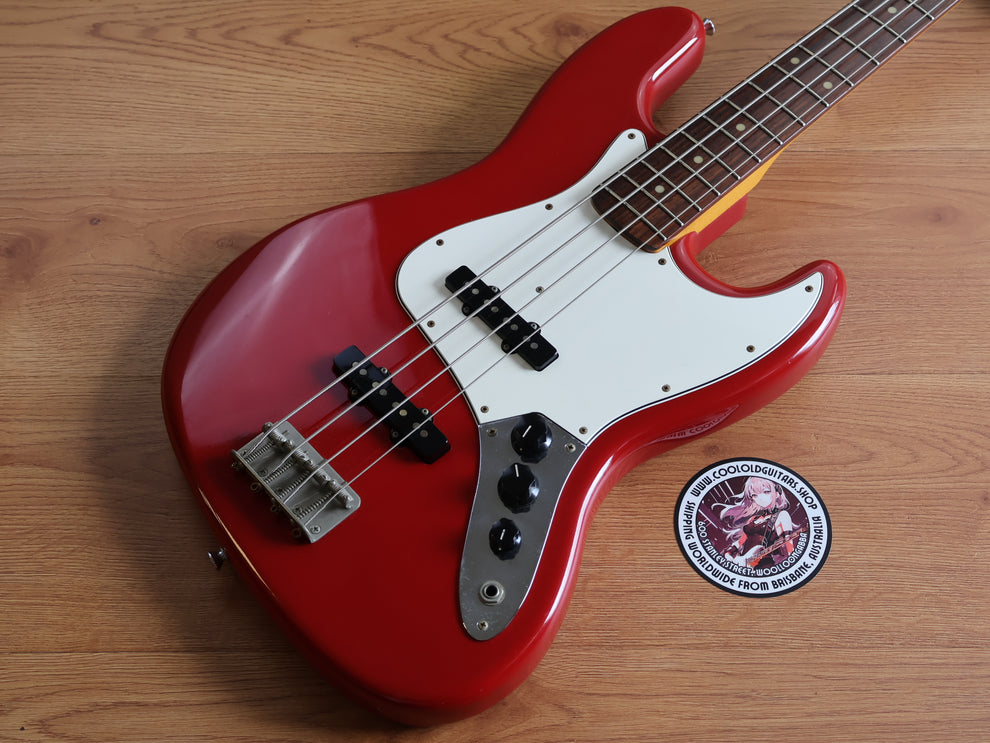 2010 Edwards Japan E-JB-100R/LT Jazz Bass (Torino Red) – Cool Old Guitars