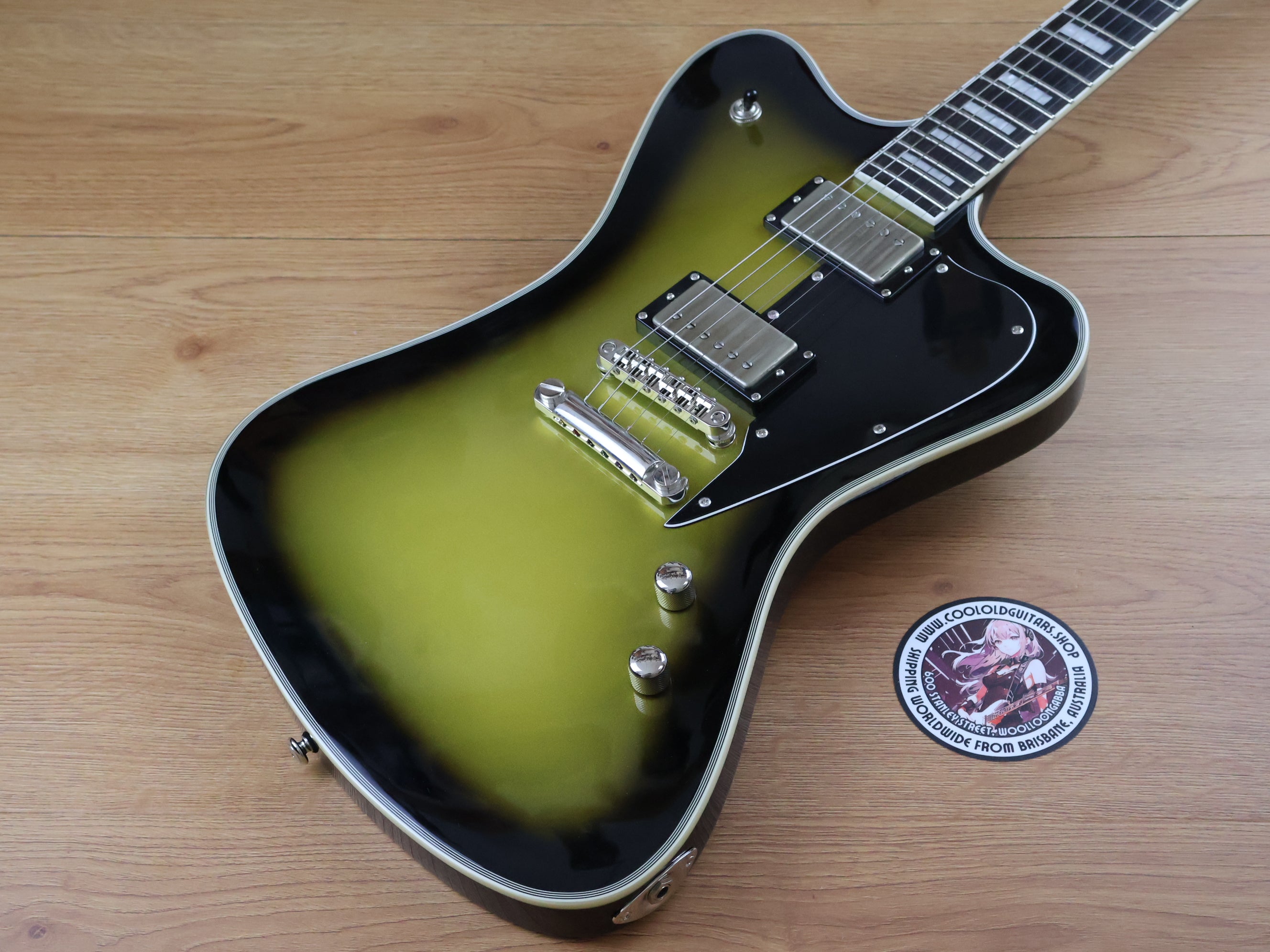 2023 ESP LTD Bill Kelliher Sparrowhawk Offset (Vintage Silver Sunburst ...