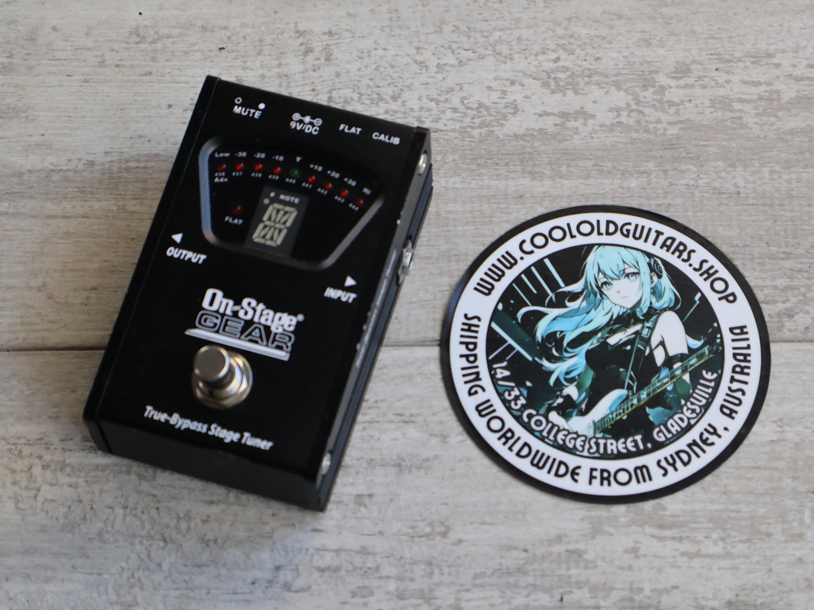 On-Stage Pedal Tuner – Cool Old Guitars
