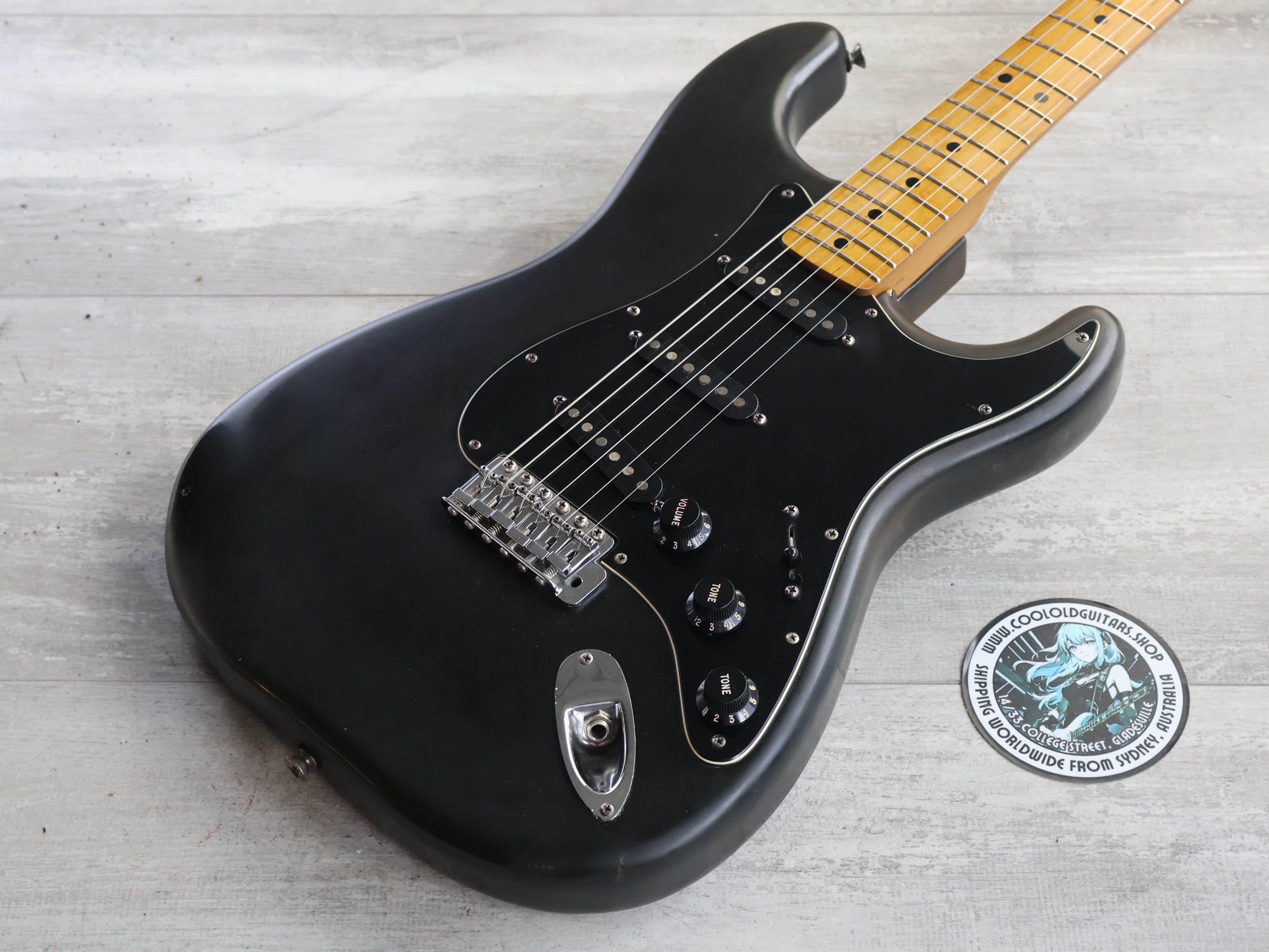 1979 Fender USA CBS Era Stratocaster (Black) – Cool Old Guitars
