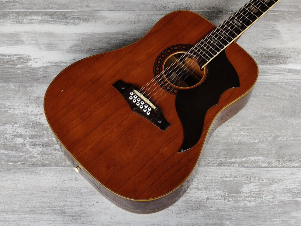 1970's EKO Ranger 12 Vintage 12-String Acoustic Guitar (Natural) – Cool ...