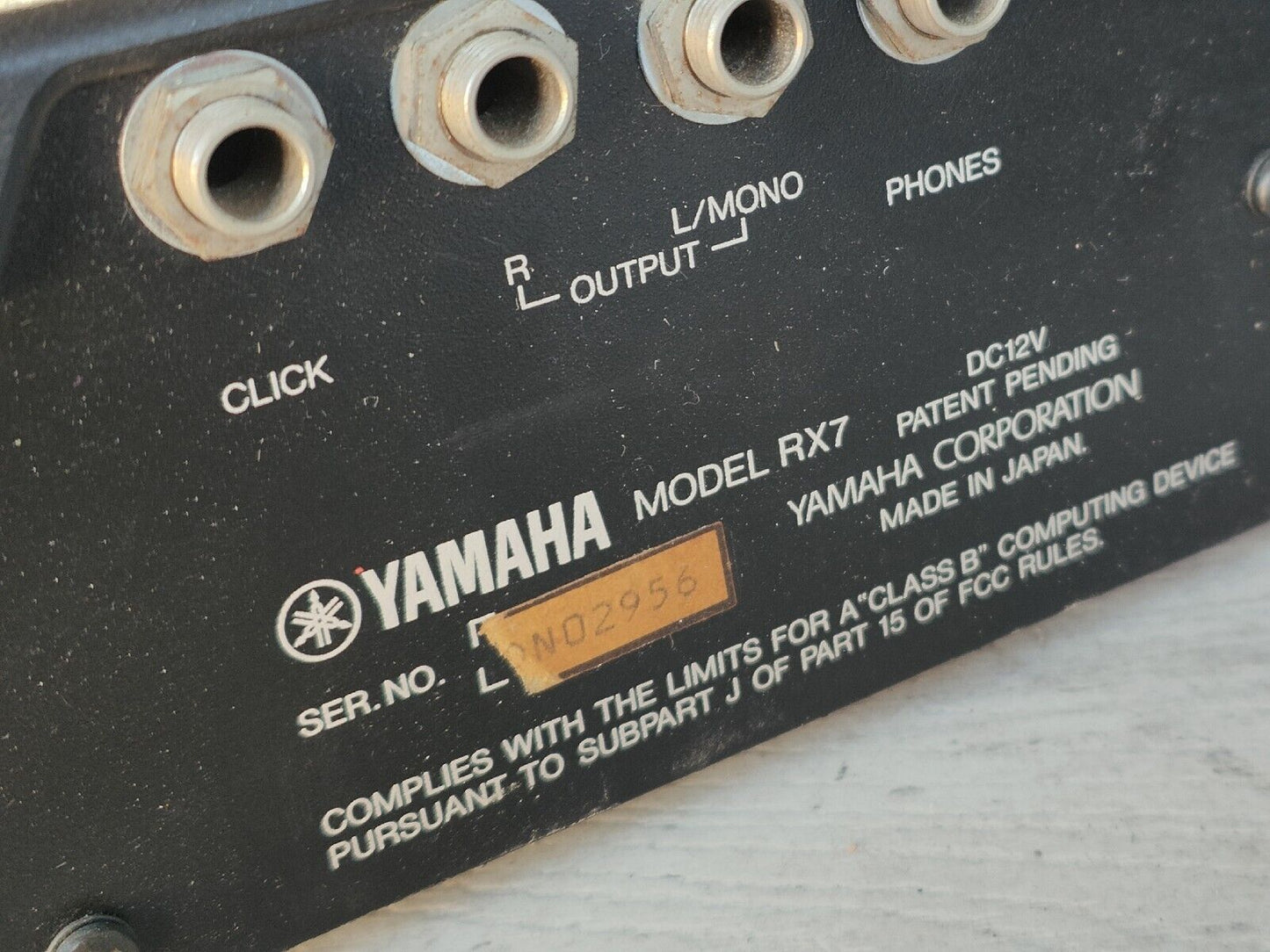 Yamaha RX7 Digital Rhythm Programmer – Cool Old Guitars