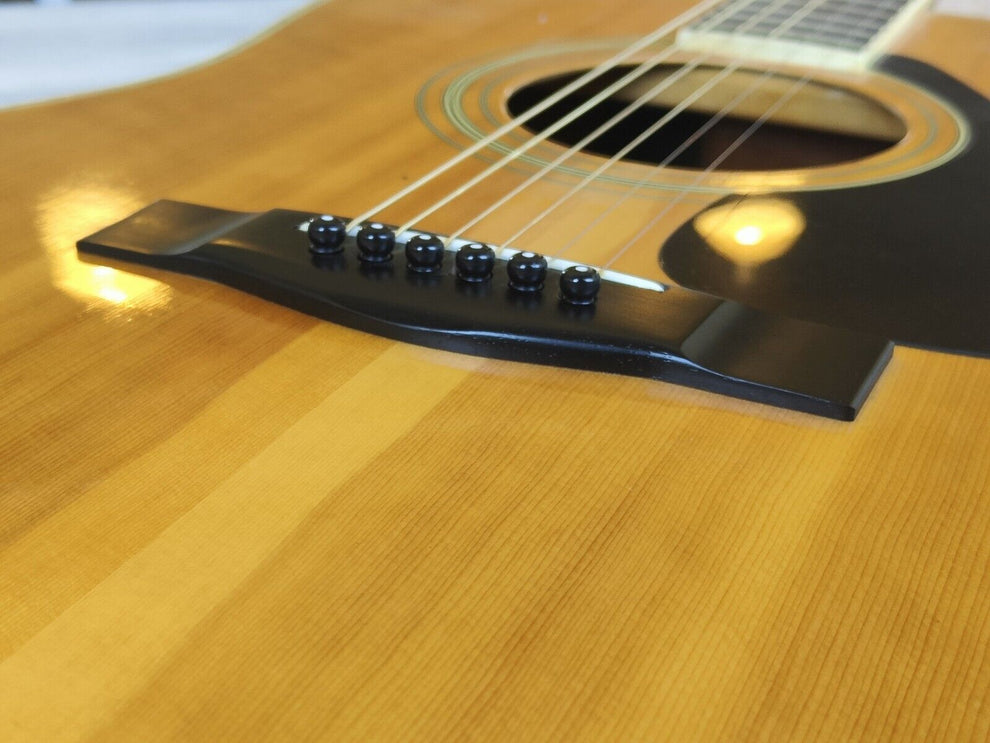 1970's Yamaha FG-301B Japanese Vintage Acoustic Dreadnought Guitar (Na – Cool Old Guitars