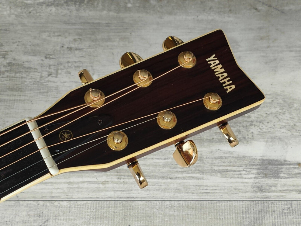 1980 Yamaha L-5 Japanese Vintage Acoustic Dreadnought Guitar (Natural) – Cool Old Guitars