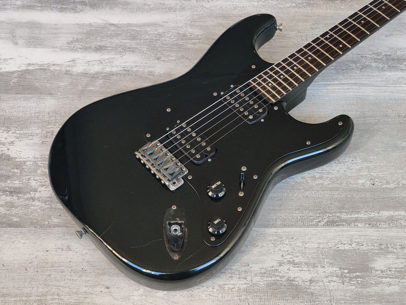 1984 Squier Japan ST-552 JV Series HH Contemporary Stratocaster (Black ...
