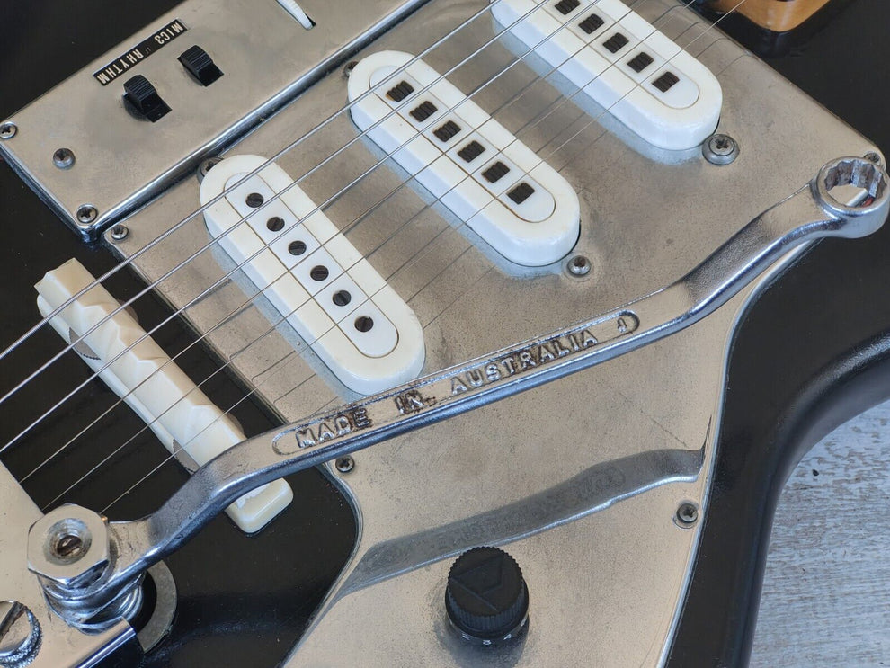 1964 Guyatone Japan LG-130T Vintage Guitar (Refinished Black) – Cool ...