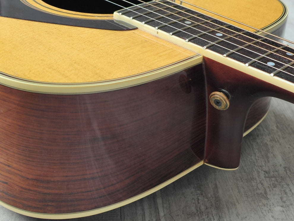 1980 Yamaha L-5 Japanese Vintage Acoustic Dreadnought Guitar (Natural) – Cool Old Guitars