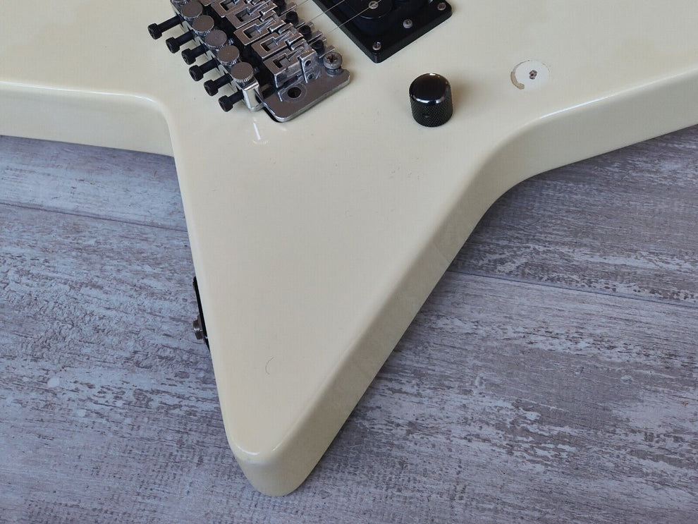 1980's Japanese Random Star Electric Guitar (White) – Cool Old Guitars