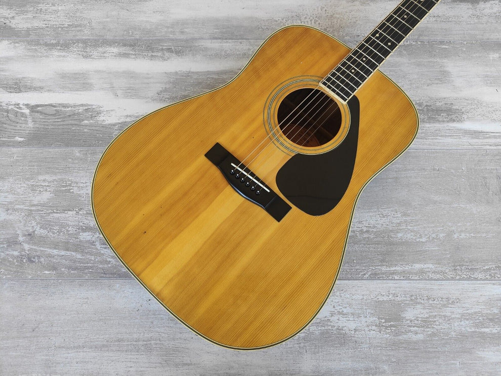 1970's Yamaha FG-301B Japanese Vintage Acoustic Dreadnought Guitar (Na – Cool Old Guitars