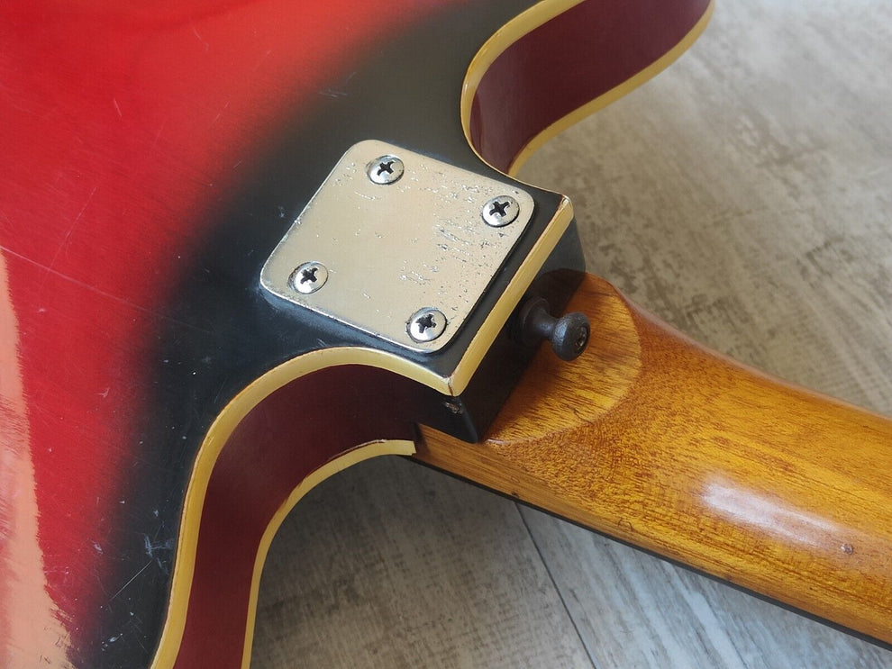 1960's Teisco Japan EP-2L Hollowbody Electric Guitar (Red Burst) – Cool ...