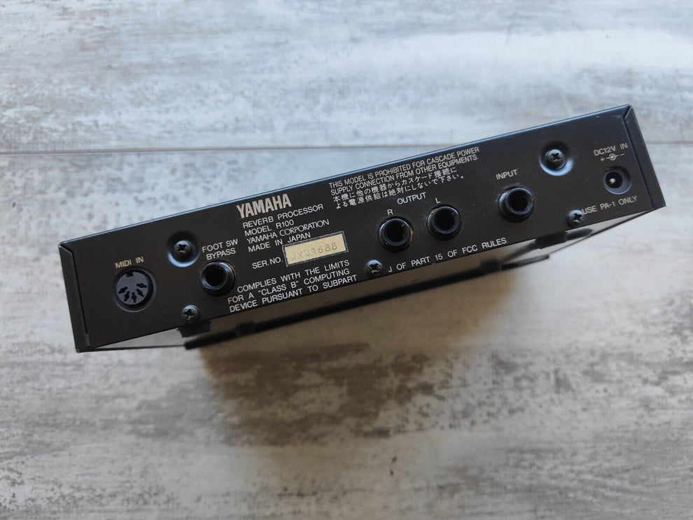 Yamaha R100 Reverb Processor – Cool Old Guitars