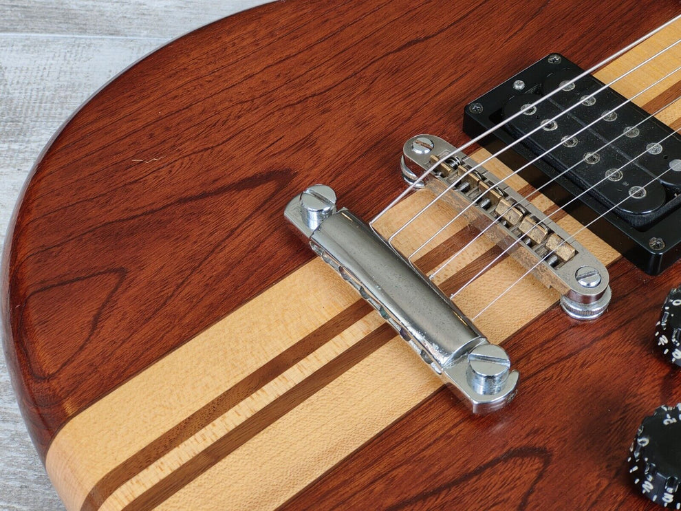 1983 Vantage Japan VS695 Double Cutaway (Brown) – Cool Old Guitars